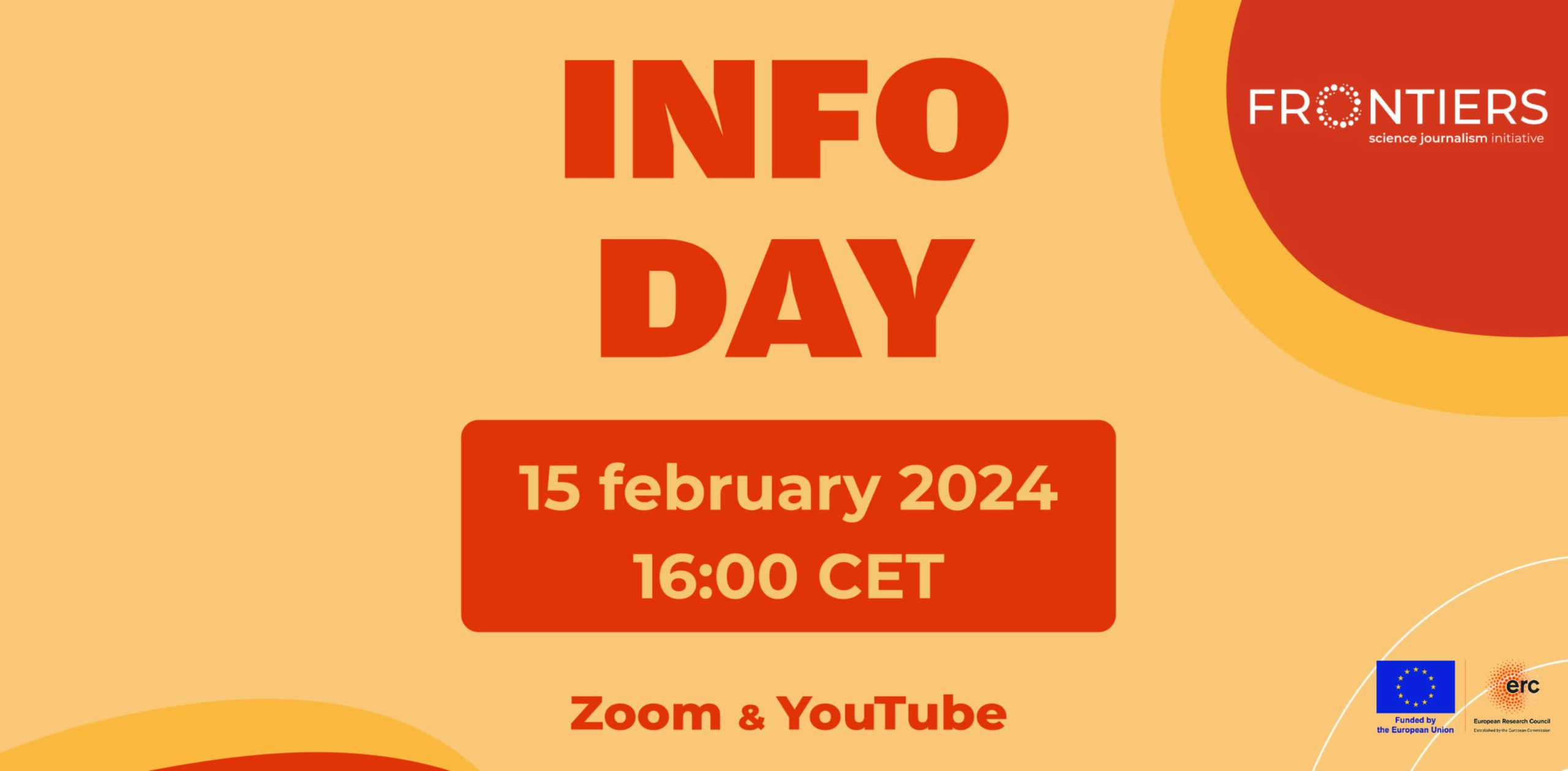 The FRONTIERS Info Day will be held on 15 Feb 2024 - FRONTIERS